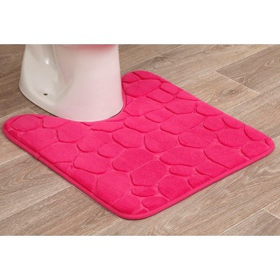 Hearth & Harbor Bathroom Rugs, Velvet Memory Foam Bath Mat - Ultra Soft ...