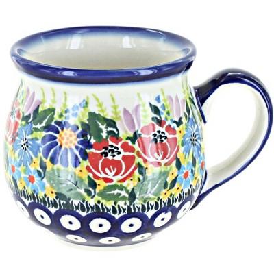 Blue Rose Polish Pottery Tulip Bubble Mug : Target