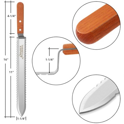 Honey Keeper Stainless Steel Uncapping Knife - Honey Scraper Beekeeping ...