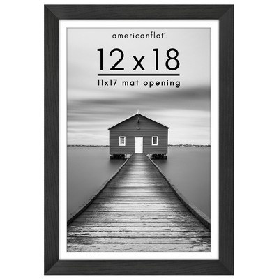 Americanflat 12x18 Picture Frame, Black : Target