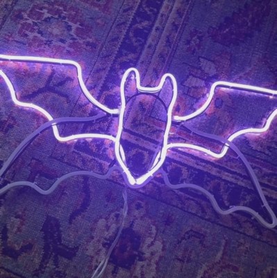 Target Hyde and EEK Neon Bat LED Flapping Wings Motion Light Decor ...