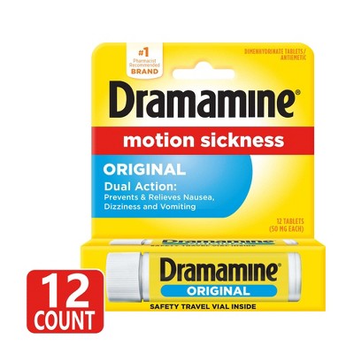 Dramamine Kids Chewable Motion Sickness Relief Tablets For Nausea ...