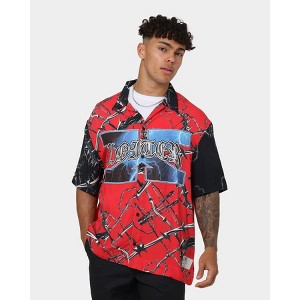 LOITER Mens Frontline Button Up Shirt - Red S : Target