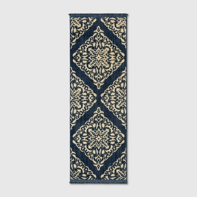 2'3"x7' Runner Persian Style With Fringe Border Woven Accent Rug ...