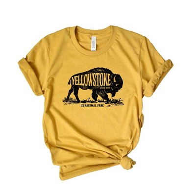 Simply Sage Market Women's Yellowstone Bison Short Sleeve Graphic Tee ...