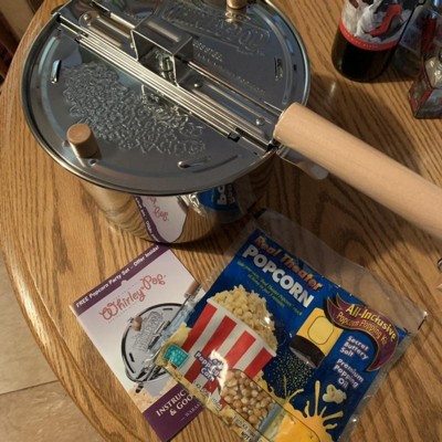 Whirley-pop Stainless Steel Stovetop Popcorn Popper With Real Theater ...