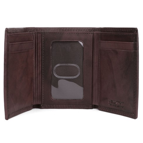 J. Buxton Hunt Rfid Blocking Three-fold Leather Wallet - Brown : Target