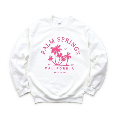 Simply Sage Market Women's Graphic Sweatshirt Palm Springs Palm Trees ...