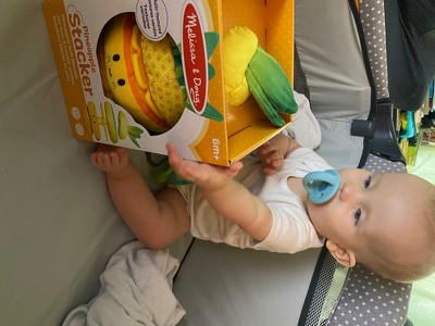 Melissa & Doug Multi-sensory Pineapple Soft Stacker Infant Toy : Target