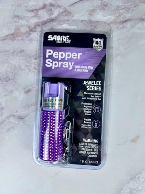 Sabre 2pk Jeweled Pepper Spray : Target