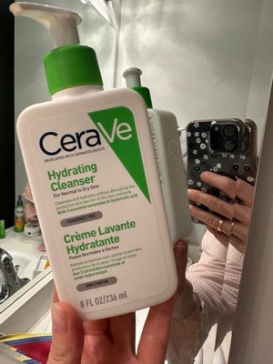 Cerave Face Wash, Hydrating Facial Cleanser For Normal To Dry Skin : Target