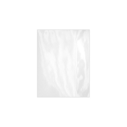 Lux Colored Paper 28 Lbs. 8.5"" X 11"" Glossy White 500 Sheets/pack ...