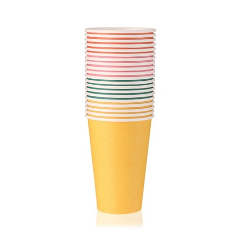 True Colorful Disposable Cups, Paper Party Cups, Assorted Paper Cups ...