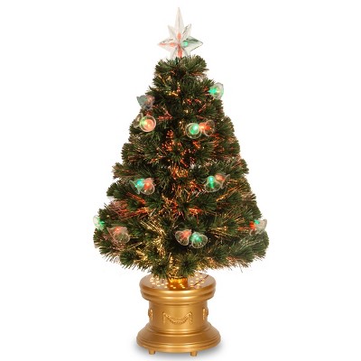 Northlight 3' Prelit Artificial Christmas Tree Color Changing Fiber ...