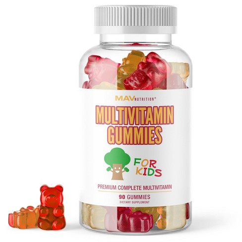 Multivitamin Gummies For Kids, All Natural, Mav Nutrition, 90ct : Target