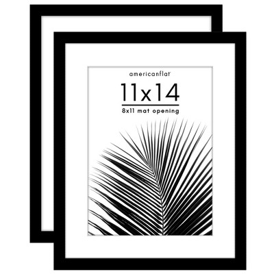 Americanflat Quick-change 11x14 Photo Storage Display Frame Black : Target