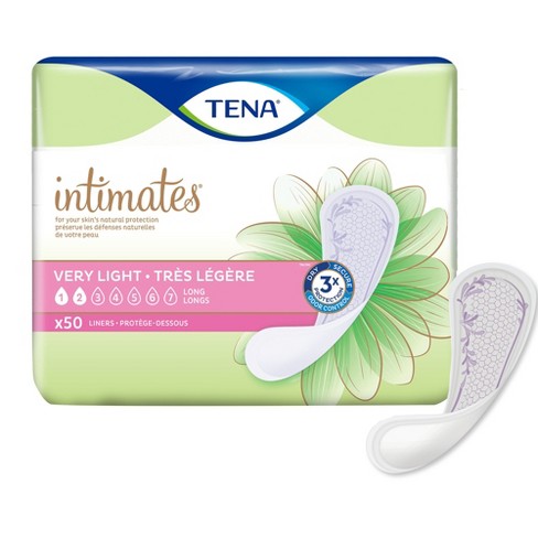 Tena Intimates Very Light Bladder Control Pad Light Absorbency 9 Inch ...