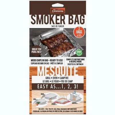 Camerons Smoker Bags - X Large Mesquite Smoker Bags With Built In Wood ...