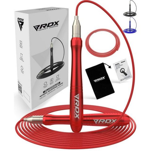 Rdx Sports Jump Rope Non Slip Aluminum Handles, 10.3ft Tangle-free 2 ...