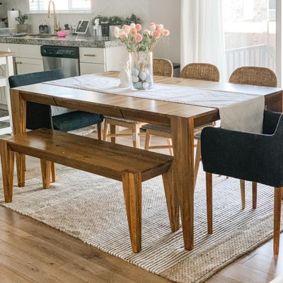 7'x10' Hillside Hand Woven Wool/cotton Area Rug Brown - Threshold ...