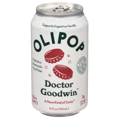 Olipop Doctor Goodwin Prebiotic Soda - 12 Fl Oz Can : Target
