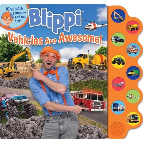 Blippi: Vehicles Are Awesome! - (10-button Sound Books) By Thea Feldman ...