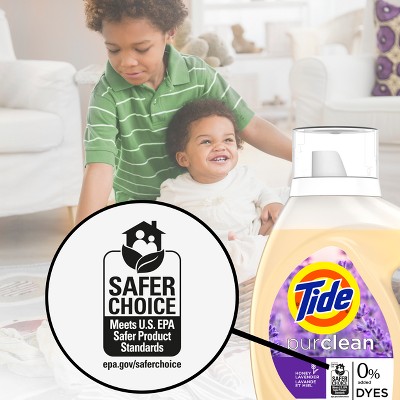Tide Purclean Honey Lavender Liquid Laundry Detergent - 63 Fl Oz : Target