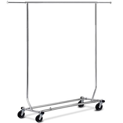 Yaheetech Adjustable Garment Rack Clothing Rack Silver : Target
