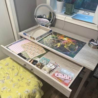 Paulo Wood Writing Desk With Drawer - Threshold™ : Target