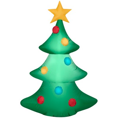 Gemmy Christmas Airblown Inflatable Tree, 4 ft Tall, Multi : Target