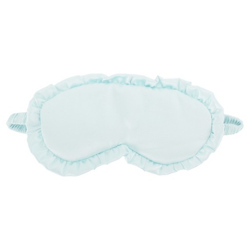Unique Bargains Soft Flowers Style Sleep Mask Blue 1 Pc : Target