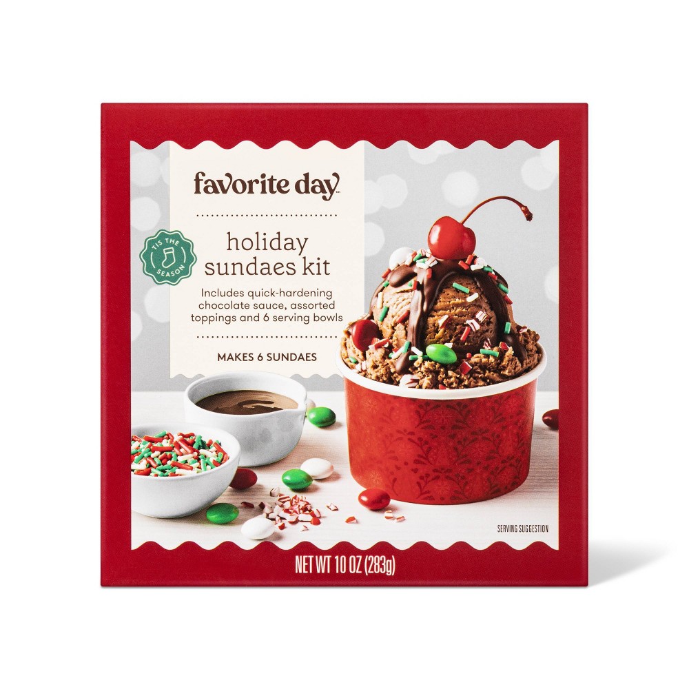 UPC 085239977095 - Holiday Ice Cream Sundae Kit - 10oz - Favorite Day ...