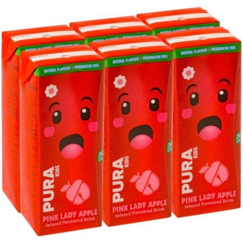 Pura Kids Apple Kids 6 Pack - Count Of 4 - 40.56 Fl Oz : Target
