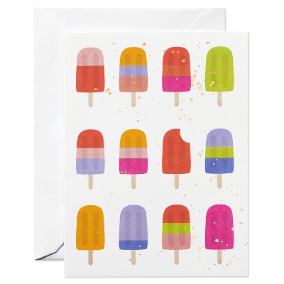 10ct Blank All Occasion Cards Popsicles : Target