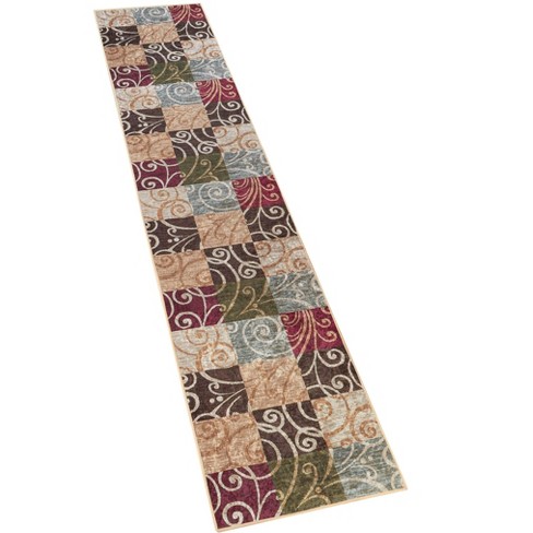 Collections Etc Scroll Color Block Runner : Target