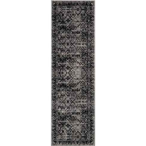Well Woven Argos Grey Vintage Oriental Panel Runner Rug 2x7 (2'3" X 7'3 ...