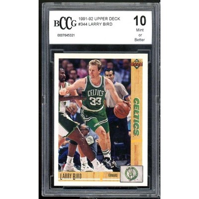 Larry Bird Card 1991-92 Upper Deck #344 Bgs Bccg 10 Mint+ : Target