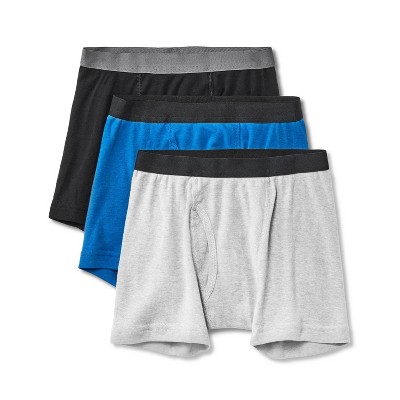 Hanes Moves Boys' 5pk Anti-chafe Long Leg Boxer Briefs - Blue S : Target