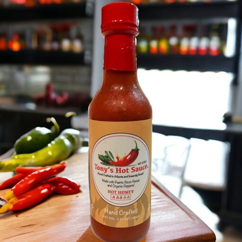 Tony's Handcrafted Hot Sauce- "hot Honey" Hot Sauce 5 Oz : Target