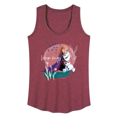 Women's - Frozen 2 - Warms Hugs With Olaf Graphic Racerback Tank : Target