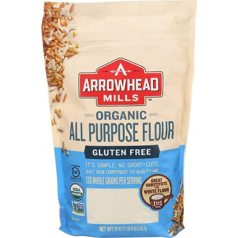 Arrowhead Mills Organic All Purpose Flour - Gluten Free 20 Oz Pkg : Target