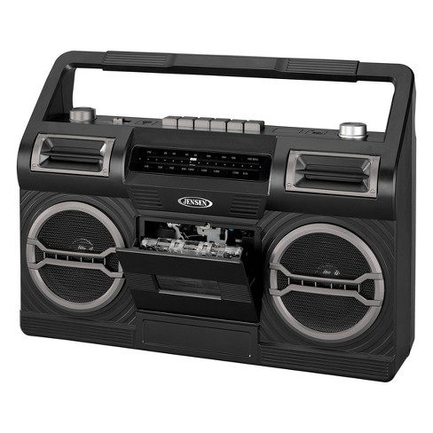 Jensen Portable Am/fm Radio With Cassette Player/recorder And Built-in ...