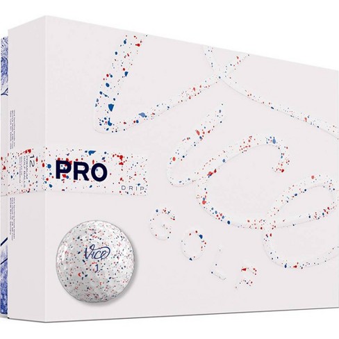 Vice Pro Drip Golf Balls 12pk - Red/blue/white : Target