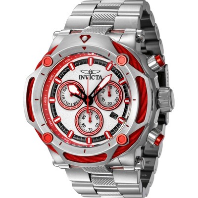 Invicta 42106 Men's Bolt Chronograph Silver Dial Bracelet Watch : Target