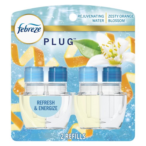 Febreze Plug Dual Refill Air Freshener - Refresh & Energize - 2ct : Target