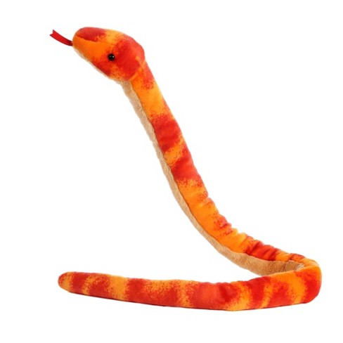Aurora Snake 50" Corn Snake Orange Stuffed Animal : Target