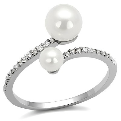 Slickblue Women Cuff Style Brass Ring with Bypass Double End Design ...