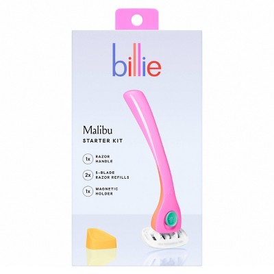Billie Women's Razor Handle With Magnetic Holder & 2 Blade Refills : Target