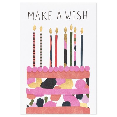 Make A Wish' Birthday Card : Target