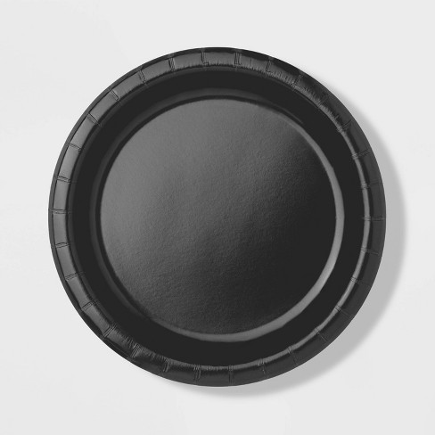 20ct 8.5" Dinner Plate Black - Spritz™ : Target